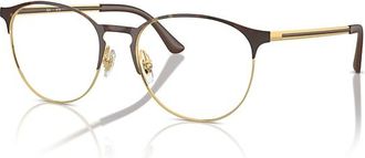 Ray-Ban Rb6375 Optics Gold Fassung Klar Glas Polarisiert 51-18