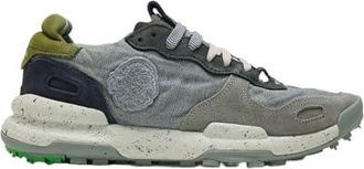 Satorisan Chacrona Linen - Casual Baskets Homme - Vintage Cuir et Lin Sneakers - Couleur Vergri Blue - Taille 41 - Confortable et Durable