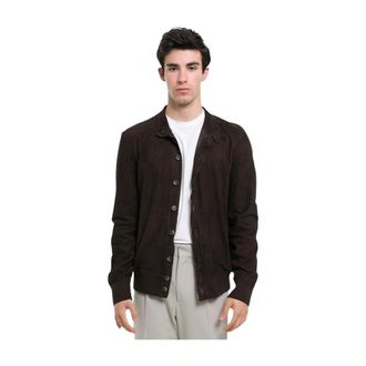 Arma Homme, Vestes, Brun, Taille: 3XL Veste en cuir