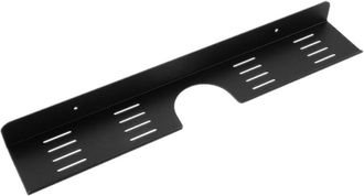 BESPORTBLE Veemoon Wc Armatur Wandhalterung 50cm aus Aluminiumlegierung Schwarz Wandregal Badezimmer Aufbewahrung mit Spiegelfronthalterung Platzsparend und Hoch