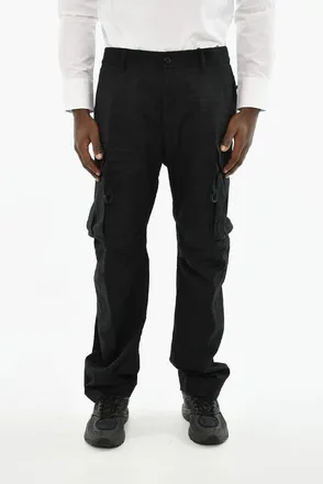 Dsquared2 ICON Solid Color Cotton Cargo Pants Gr&ouml;&szlig;e 50