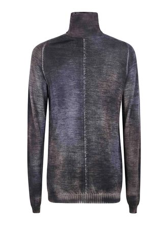 MD75 Pull Col Rond - Bleu