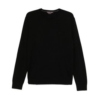 Michael Kors Round-Neck Strickwaren - - Knitwear - Herren - Schwarzk - L