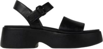 Camper Femme, Chaussures, Noir, Taille: 39 EU Tasha Sandal