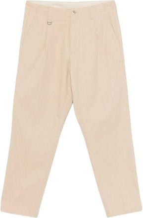 Paolo Pecora Homme, Pantalons, Beige, Taille: L Pantalon Chino