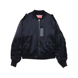 Kenzo Femme, Vestes, Bleu, Taille: 38 FR Jungle Poem Bomber