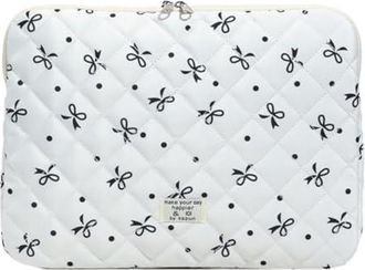 Generic Sac &agrave; manches dordinateur portable Flower Note de carnet de couverture de couverture de couvercle de tablette damortisseur (noir L)