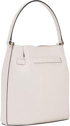Michael Kors Womens Bucket Bag Light Cream Leather - Bucket-Bags
