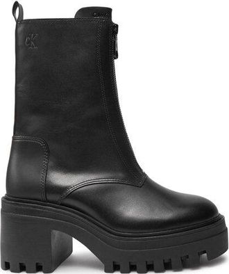 Calvin Klein Jeans Stiefeletten Chunky Heeled Zip YW0YW01541 Schwarz