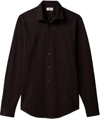 Calvin Klein Chemise unie slim en coton m&eacute;lang&eacute;