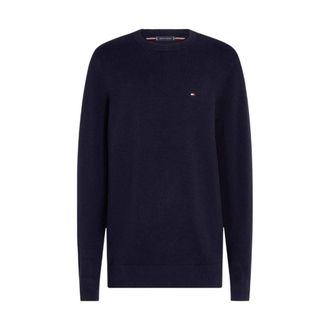Tommy Hilfiger Rundhals-Strickware - - Knitwear - Herren - Blau - M