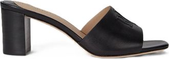 Ralph Lauren Femme, Chaussures, Noir, Taille: 40 EU Everley Sandale &agrave; talon bloc