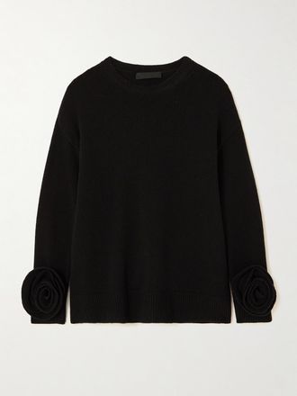 Valentino Garavani Pull En Laine &Agrave; Ornements - Noir