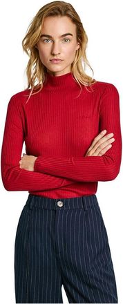 Pepe Jeans London Damen Flory T-Shirt, Rot (Burnt Red), Large