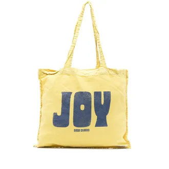 Bobo Choses Logo-Print Cotton Tote Bag - Yellow