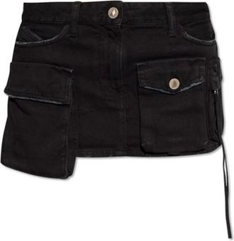 The Attico Femme, Jupes, Noir, Taille: W27 Fay Denim Mini Skirt