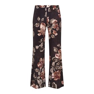 Maliparmi Maliparmi - Pantalon Frosted Blossom - Femme - Pantalons - Brun - Taille: 36 FR