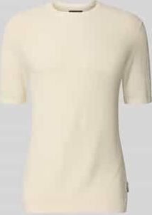 Marc O'Polo Regular Fit T-Shirt aus Baumwoll-Leinen-Mix