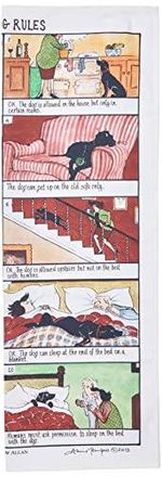 Samuel Lamont & Sons The Dog Rules Torchon en Coton