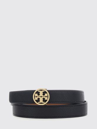 Tory Burch Ceinture r&eacute;versible en cuir de veau avec boucle Double T