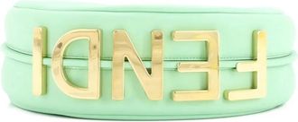 Fendi Fendigraphy Bag Leather Small hobo bag - Vert