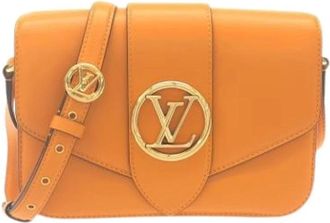 Louis Vuitton Sac bandouli&egrave;re vintage doccasion - Femme - Pre-owned - Orange - Taille: ONE Size
