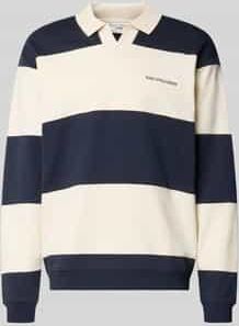Marc O'Polo Denim Relaxed Fit Troyer aus reiner Baumwolle