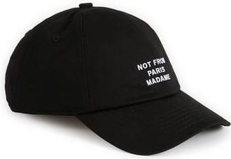 Dr&ocirc;le de Monsieur Casquette Slogan brod&eacute;e