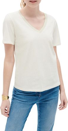 Caroll Damen Tk085-jin Kurzarm-T-Shirts, beige, X-Large