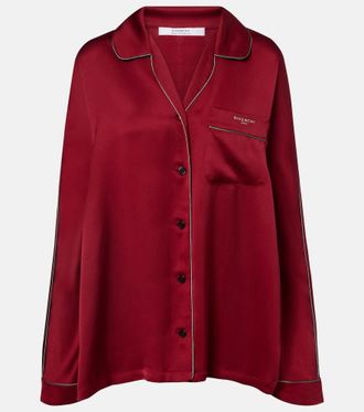 Givenchy Chemise en satin de soie