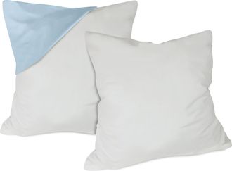 Dormisette 2er Pack Feinflanell-Kissenbezüge zum optimaler Schutz der Bettwaren 889.1149, 80 x 80 cm