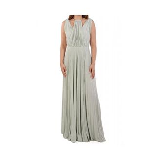 Elisabetta Franchi Red Carpet Maxi Pliss&eacute; Kleid - - Dresses - Damen - Gr&uuml;n - 2XL