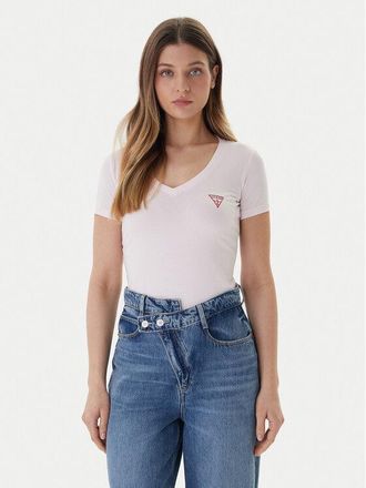 Guess T-Shirt W2YI45 J1314 Rosa Slim Fit