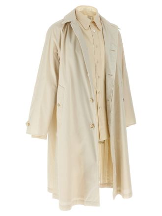 Maison Margiela Cotton Trench Coat - Beige