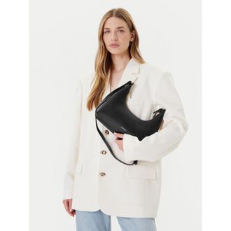 Calvin Klein Handtasche Calvin Klein Foil Logo Conv Shou?Lder Bag LV04F3272G Schwarz