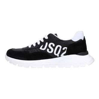 Dsquared2 Femme, Chaussures, Noir, Taille: 39 EU Baskets en tissu et daim