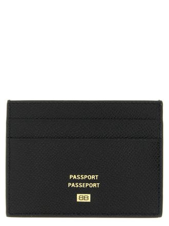 Balenciaga Mens Black Calfskin Wallet