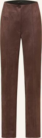 Betty Barclay Hose In Lederoptik braun
