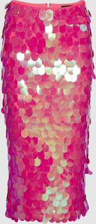 Rotate Jupe Sequins Pink Glow