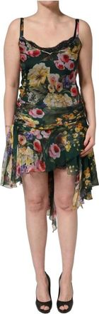 Dolce & Gabbana Femme, Robes, Multicolore, Taille: 38 FR Mini robe sans manches