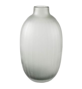 Kaheku Vase Tamura grau matt Schliff, Durchmesser 11,5 cm, Höhe 20,5 cm 877006505