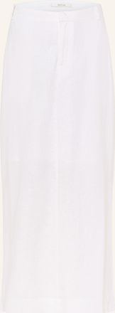 Gestuz Rock Mit Leinen weiss