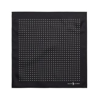 Polo Ralph Lauren Seidenschal mit Polka-Dots - - Accessories - Herren - Schwarzk - ONE SIZE