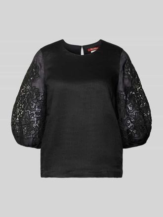 Max Mara Regular Fit Bluse mit Lochspitze Modell ORDINE