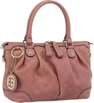 Gucci Sac &agrave; main vintage Pre-owned - Femme - Pre-owned - Rose - Taille: ONE Size