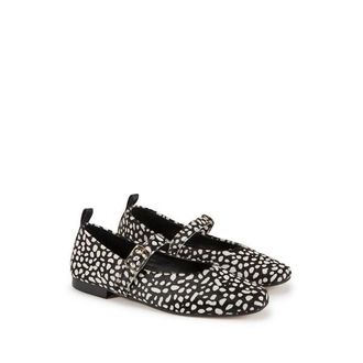 Saison 1865 Babies &agrave; motif en cuir de vachette