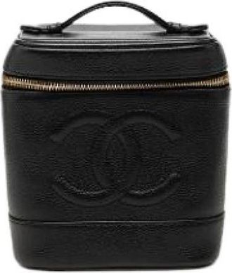 Chanel Sac Vanity Pre-owned - Femme - Pre-owned - Noir - Taille: ONE Size