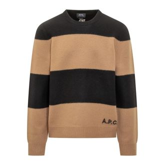 A.P.C. Edwardo Sweater - - Knitwear - Herren - Mehrfarbig - L