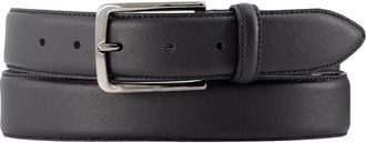 Alberto Herren G&uuml;rtel schwarz Leder gepr&auml;gt