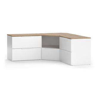 Vicco Wohnwand Wido, Wei&szlig;/Sonoma, 3 Teile